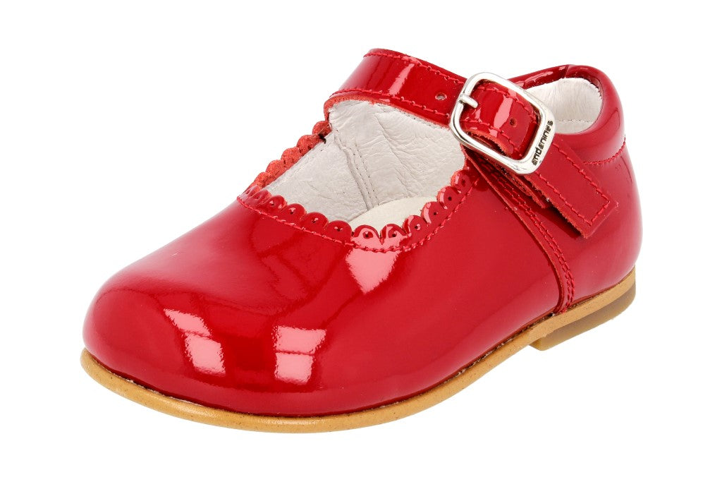 Andanines Red Patent Mary Jane Shoes | Nuvola Childrenswear