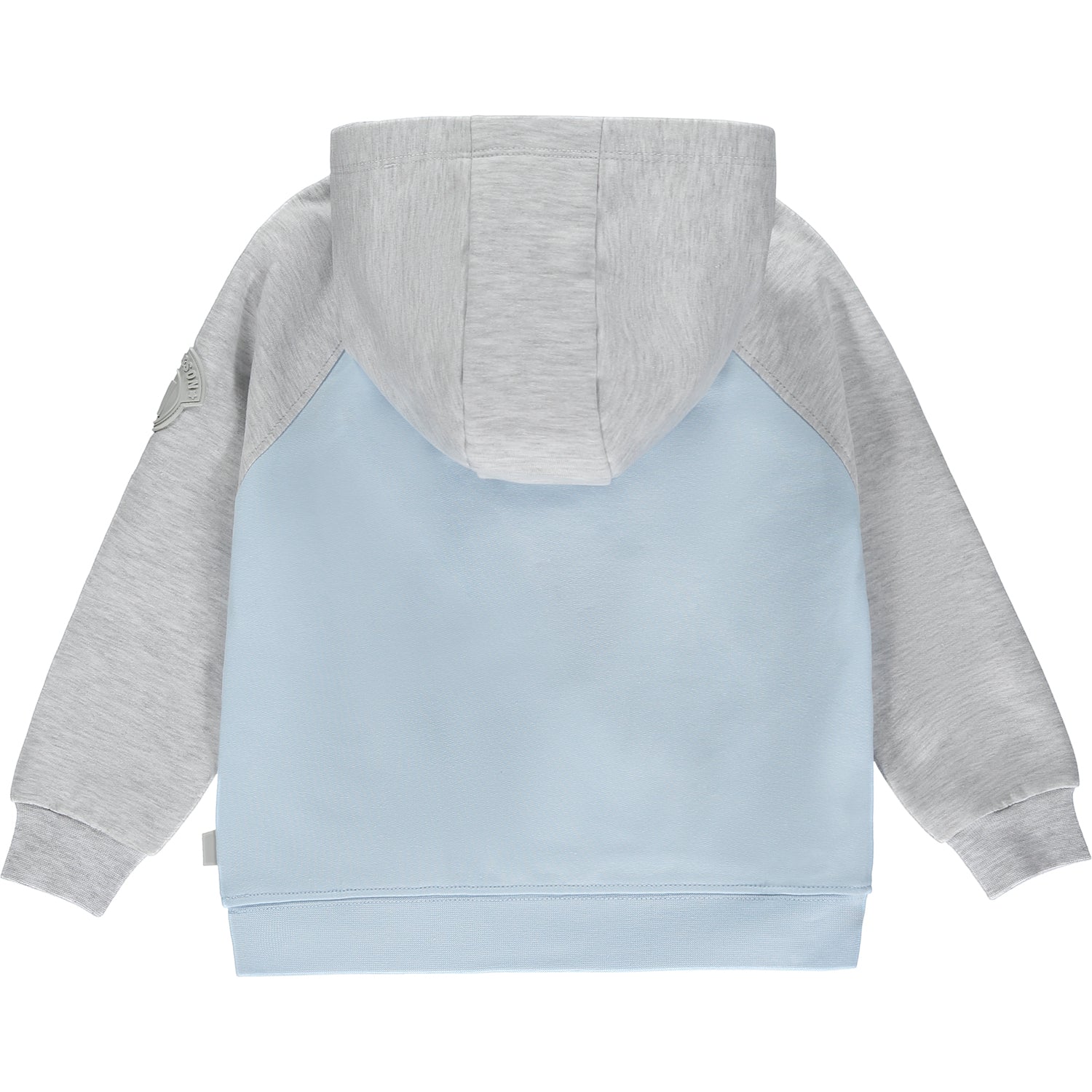 Mitch & Son Pale Blue & Grey 'Nathan' Hooded Jogsuit | Nuvola Childrenswear